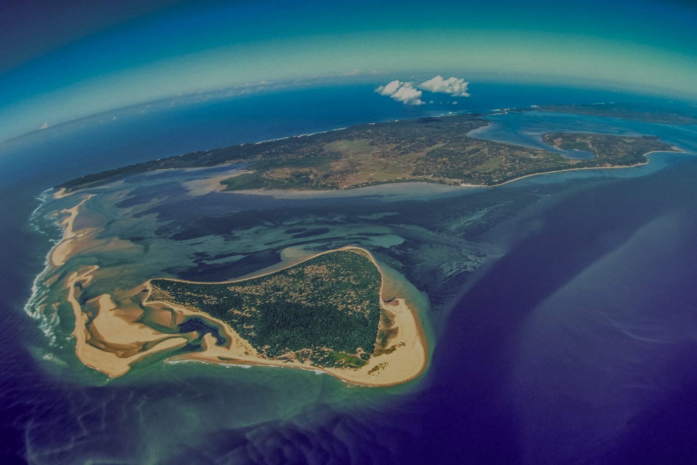 Inhaca Island Mozambique and the Santa Maria Peninsula